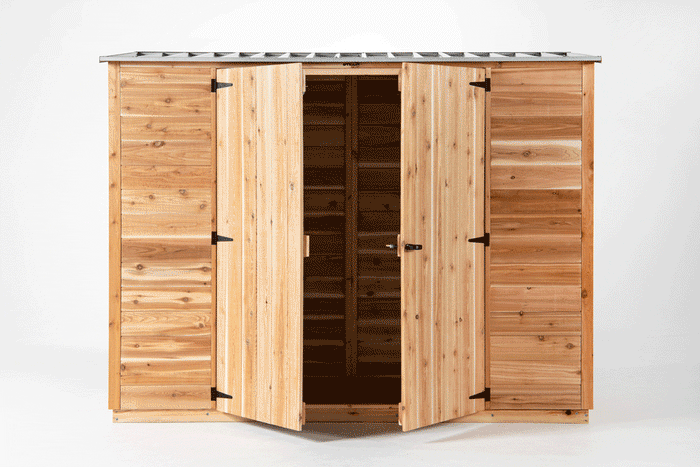 Acacia 8x3 Cedar Timber Shed